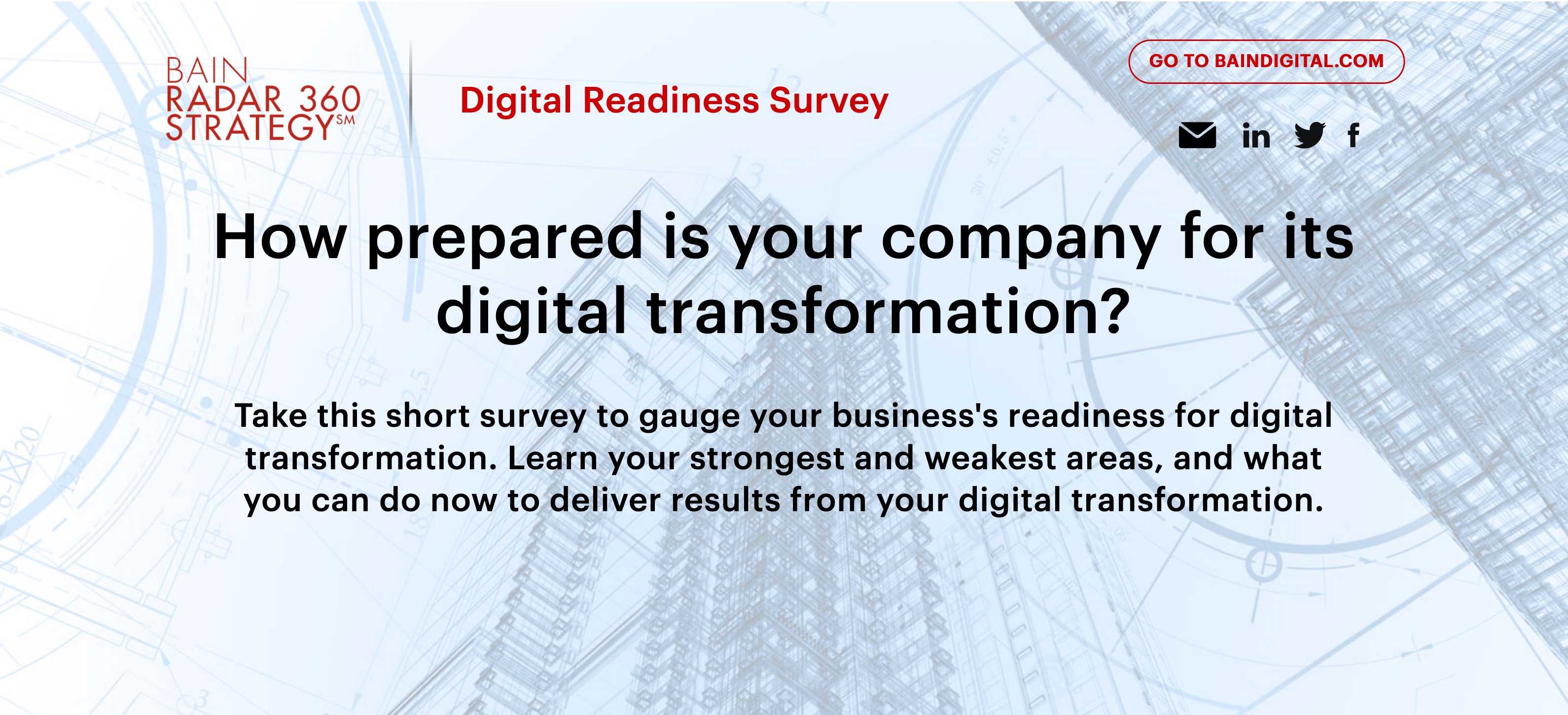 Bain & Company's Digital Readiness Assessment